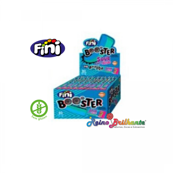 Reino Brilhante - Booster Framboesa Fini Cx. 80 un* - Embaladas - Gomas