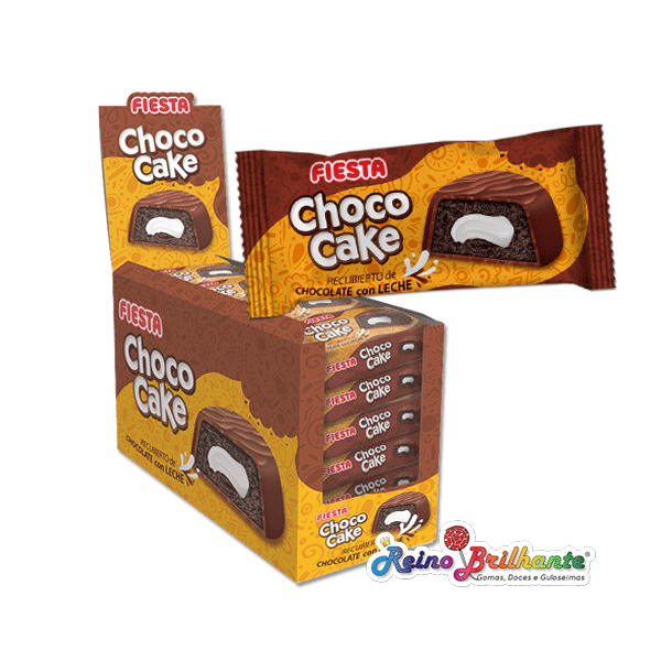 Reino Brilhante - Choco Cake Fiesta 24x50g* - Bolos - Bolos e Bolachas