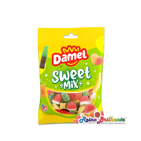 Reino Brilhante - Sortido Açúcar Damel 16x70g - Saquetas Damel - Saquetas